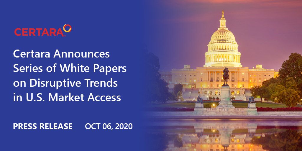 Certara Announces Series of White Papers on Disruptive Trends in U.S ...